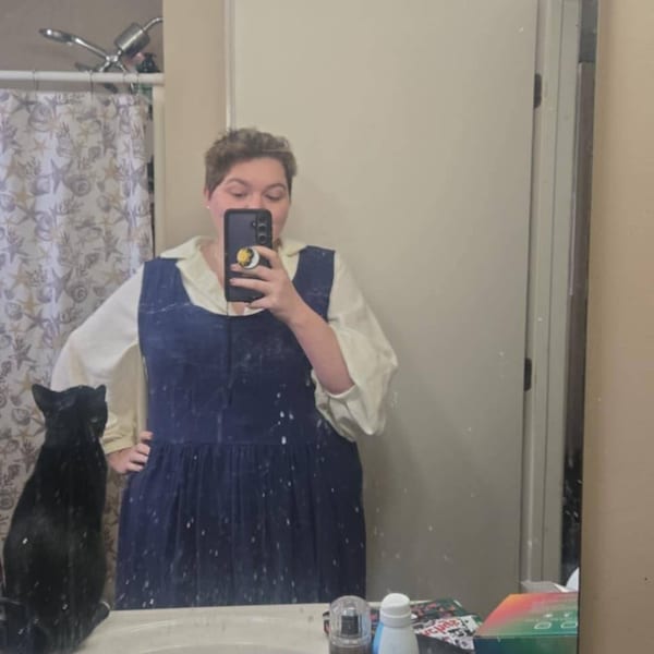 Cottagecore Midi Dress Pattern+puff Sleeve Shirt,medieval Cosplay Dress ...