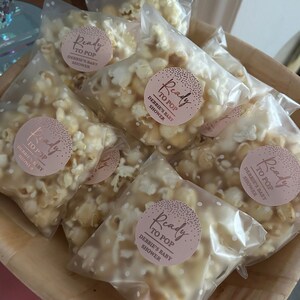 Fill Your Own Popcorn Favours // Baby Shower Favours // Ready to Pop ...