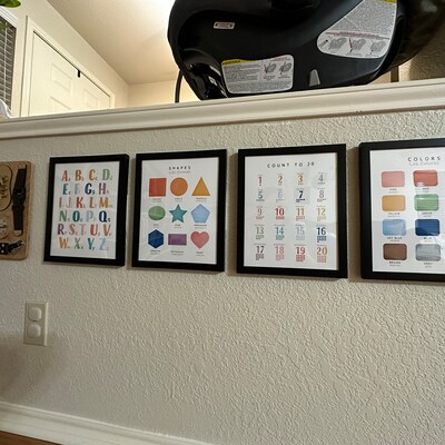 Math Educational Poster Maths Learning Poster Negative - Etsy