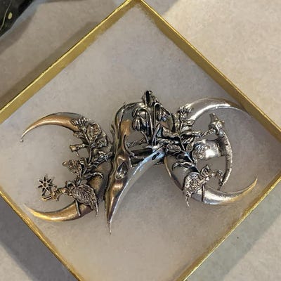 The Lilith Hair Dagger, Witch Hair Stick, Witch Hair Sword, With Athame ...