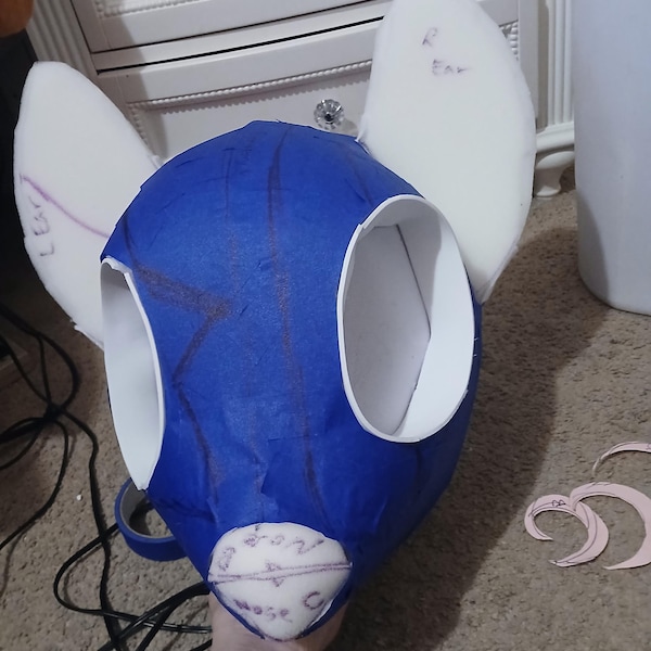 Mouse Fursuit Head Base Pattern: DIY Foam Cosplay (digital PDF) - Etsy