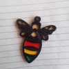 Cute Bee Wood Earring Svg Laser Cut File Digital Download - Etsy