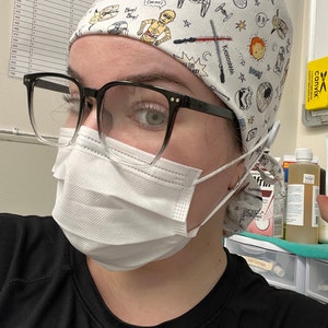 Strawberries Surgical Cap, Funny Scrub Cap. Surgeons Cap Unisex ...