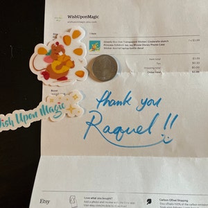 Greedy Gus Gus Transparent Sticker/ Cinderella Sketch Princess Sidekick ...