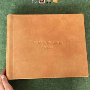 Brown Wooden Clamshell Box, Photo Album Box, Luxury Keepsake Box ...