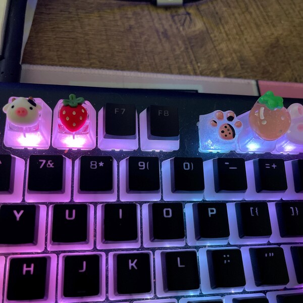 ARTISAN Bears and Biscuits Keycaps | Cottagecore | Forest | Food ...