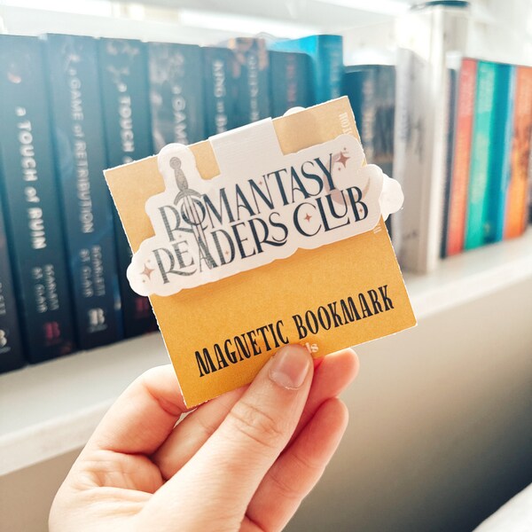 Romantasy Readers Club Magnetic Bookmark | Page Holder |magnetic ...