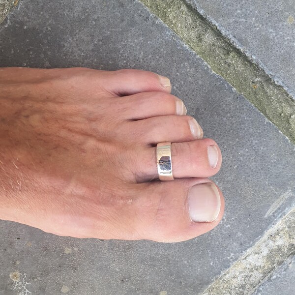 Thumb Rings for Men Adjustable Design Hand Braided in Solid Silver 2.8 ...