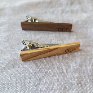 Purple Heart Tie Clip Wooden Tie Clip Wood Tie Clip Tie | Etsy