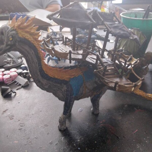 Long Neck Miniature Brachiosaurus Brontosaurus Dinosaur DND Pathfinder ...