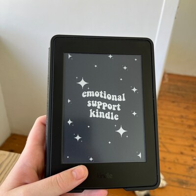 Kindle Lock Screen: Emotional Support Kindle With Stars, Kindle ...