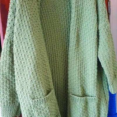 Dotty Cardigan Knit Pattern - Etsy