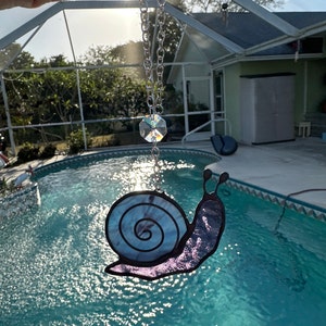 Snail Stained Glass Suncatcher - Etsy