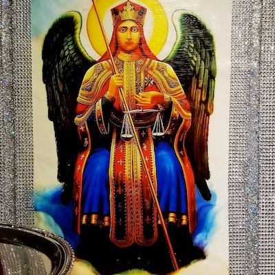 Kidus Mikaeilsaint Michaelethiopian Artarchangel Michaelicons Ethiopian ...