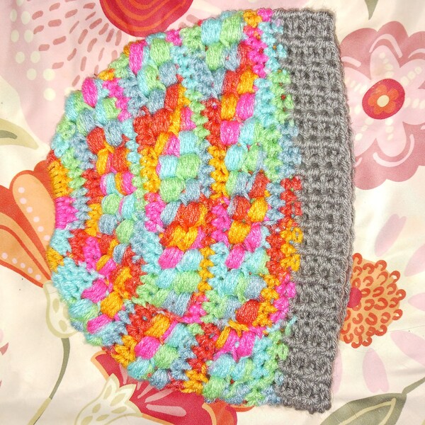 Quinn Beanie & Messy Bun Hat Crochet PATTERN ONLY Child Adult Size - Etsy