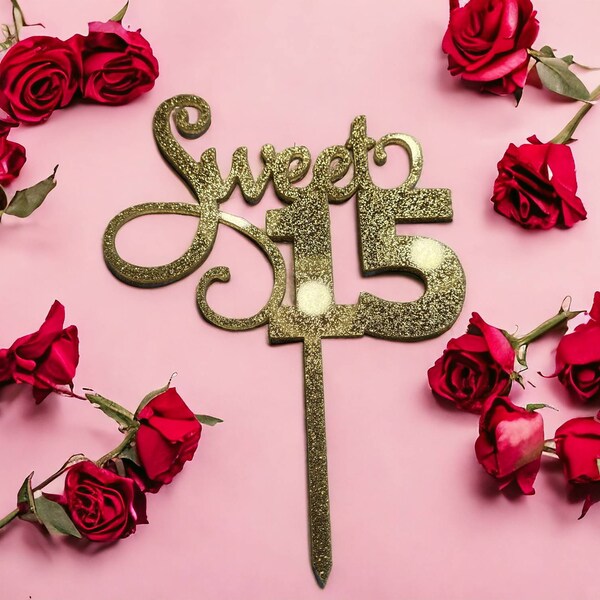 Sweet 15 SVG | Fifteenth Birthday SVG | 15th Birthday | Digital ...