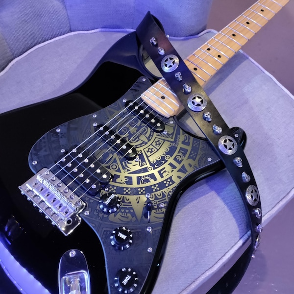 Custom White Psychedelic Textured Pickguard - Fits Fender Telecaster ...