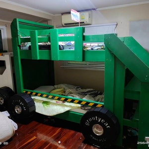 Garbage Truck Bunk Bed PLANS pdf Format Twin Size DIY Woodworking ...