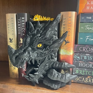 Dragon Book Nook 3D Printed Choose Color Fantasy Horror Book Shelf ...