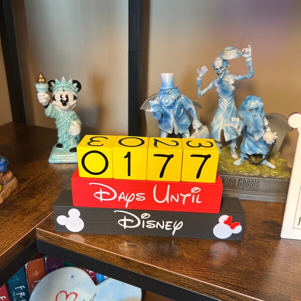 365 Day Disney Countdown Blocks - Etsy