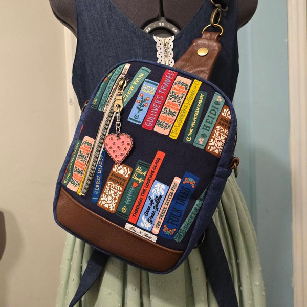 Pebble Sling Bag SEWING PATTERN: Convertible Backpack With Video ...