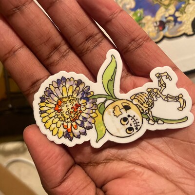 Bone Voyage Skeleton Sticker Vinyl Sticker Decals - Etsy