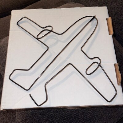 Airplane Wall Art Wire Wall Art Home Decor Wall Decor Plane Decor Wire ...