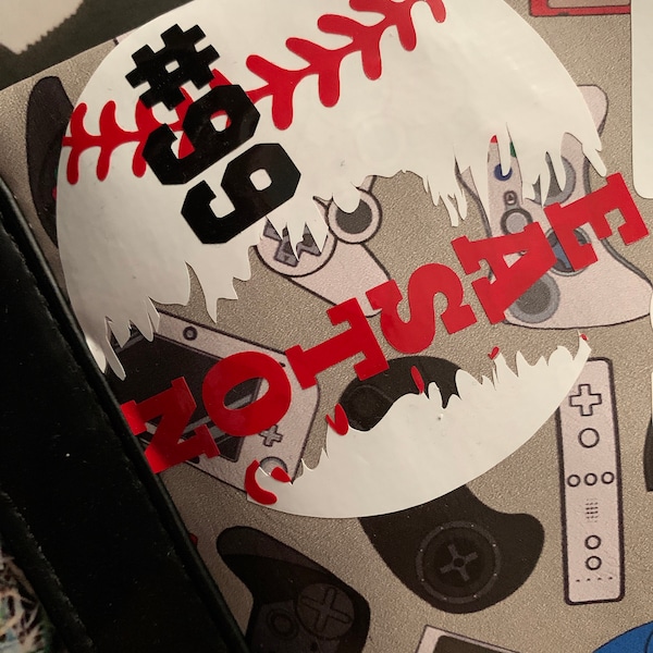 Baseball Decal | Baseball Sticker | Personalized Baseball | Sports ...