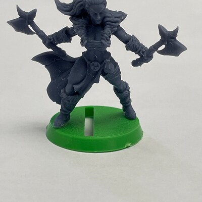 Amazon Barbarian Human Miniature Warrior Miniature 3d - Etsy