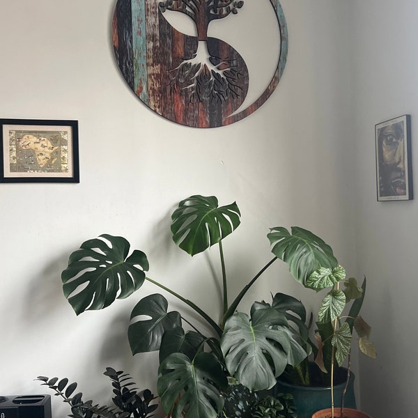 Serrated Classy Wood Wall Decor, Geometric Wood Wall Art, Home Decor ...