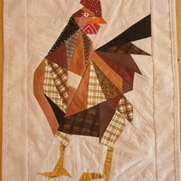 5 Selected Block Patterns of Paper Pieced Chickens - Etsy Canada
