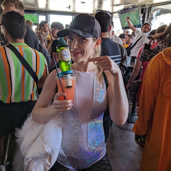 Multi-color Holographic Bodysuit With Mesh Front, Customizable Bodysuit ...