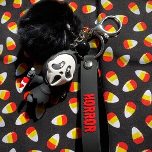 Key Fob Keychain Handmade Keychain Wristlet Keychain Multicolored ...