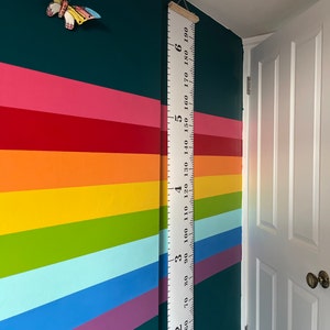 Wall Hanging Height Chart, Kid Height Ruler, Scandinavian Growth Chart ...