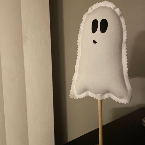 Mini Ghost Pillows, Halloween Mini Ghosts, Wood Stand Ghosts, Tiered ...