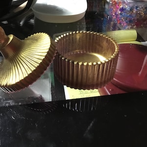 Round Stripe Resin Box Mold With Lid-jewelry Box Silicone Mold-diy ...