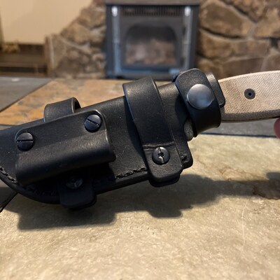 Tops BOB Fieldcraft Handmade Leather Scout sheath Only 6 - Etsy