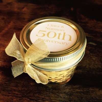 Personalized Round Stickers 50TH ANNIVERSARY - Etsy