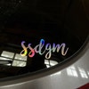 SSDGM Car Decal Large, MFM, My Favorite Murder, Laptop Decal, Laptop ...