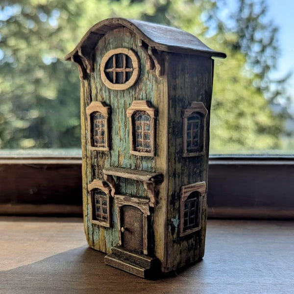 Miniature Cottage, Cozy Cottage, Rustic Miniature House, Miniature ...
