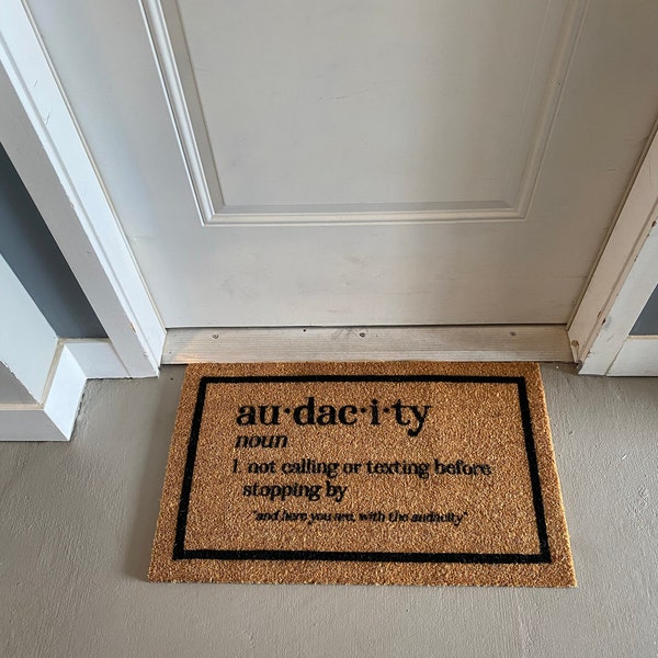 Funny Doormat for Outside | Sassy Welcome Mat | Rude Patio Decor ...