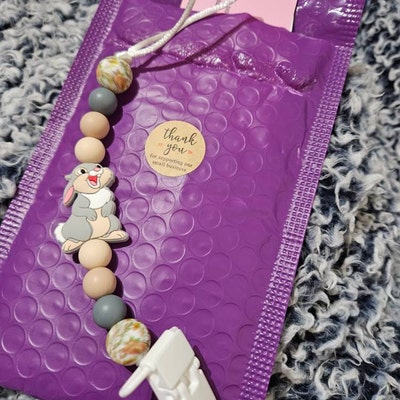 Mushroom Pacifier Clip - Etsy