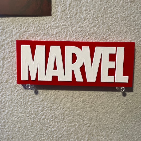 Marvel Studios Style Logo Sign Decor ~7in (man Cave, Game Room ...