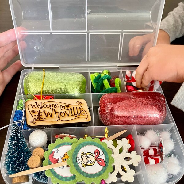 Christmas Playdough Kit, Santas Village Playdough, Holiday Playdough ...