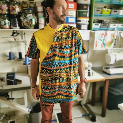 Men Mandarin Collar Shirt Sewing Pattern All Size Grading XS to XXXL in ...