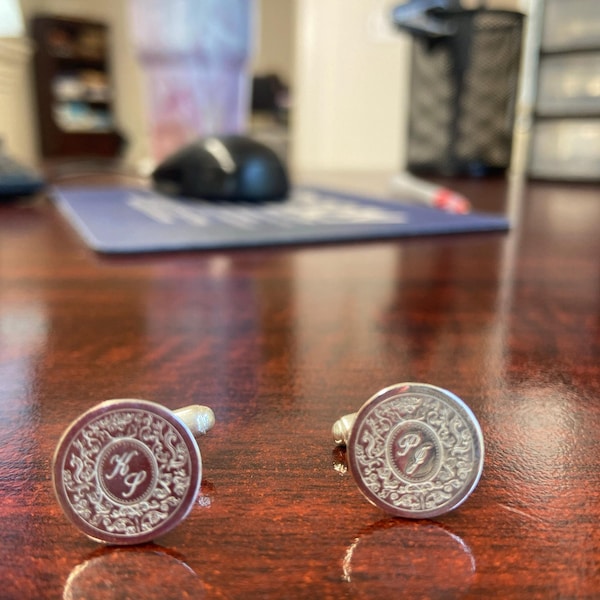 Custom Symbol Cufflinks,wedding Logo Cufflinks,personalized Wedding ...