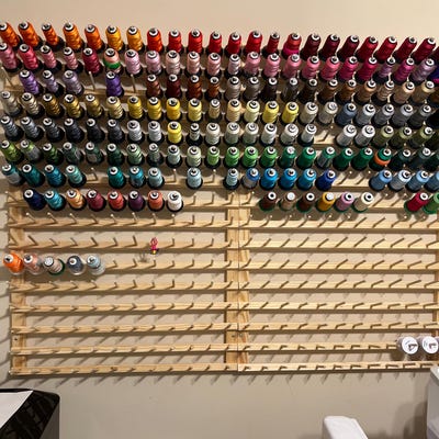 192 Spool Thread Rack 2 Inch Spacing-thread Organization, Thread ...