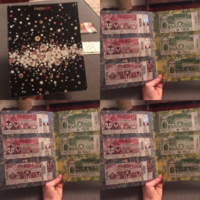 Custom Art Ticket Stub Album Seamless Spine 52 Stubs - Etsy