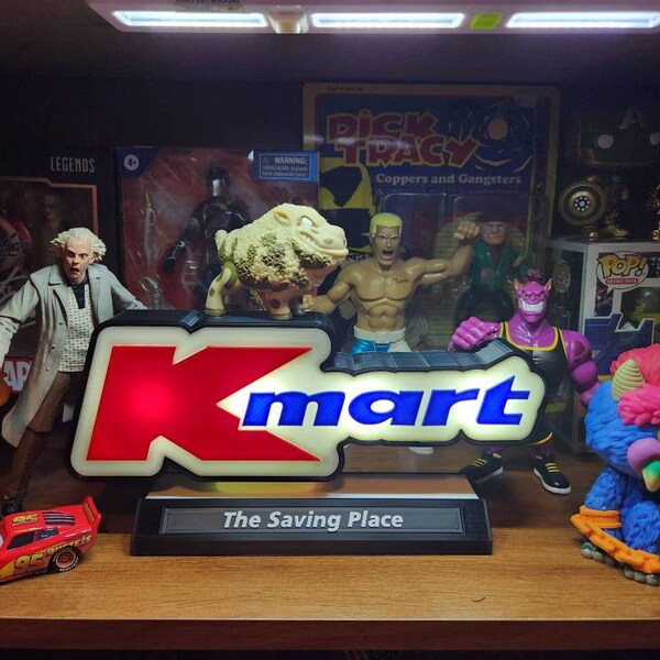 Kmart Replica Sign: Lighted Desk Display, Retro Decor - Etsy