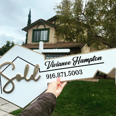 SOLD SIGN for REALTOR Sold Prop for Closings Closing Gift - Etsy